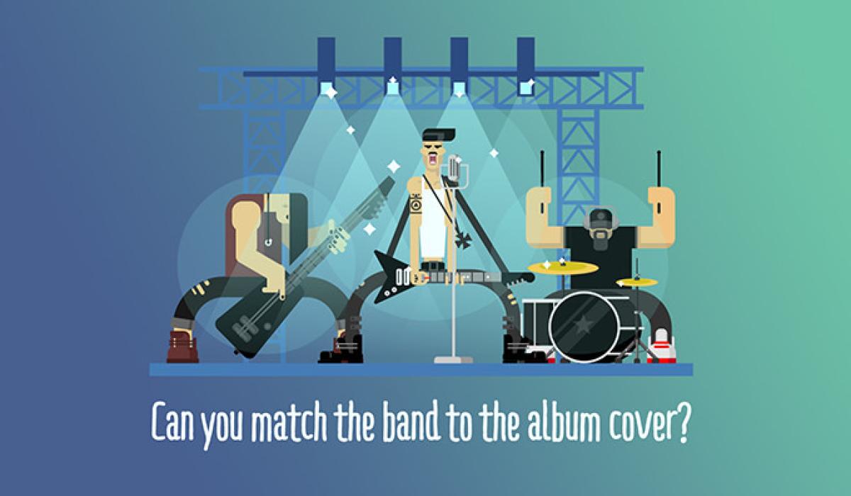 So how good are you at matching bands with their album covers ...