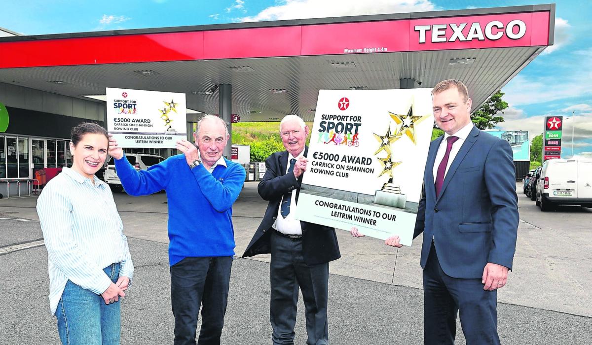 Carrick-on-Shannon Rowing Club receives 'Texaco Support for Sport ...