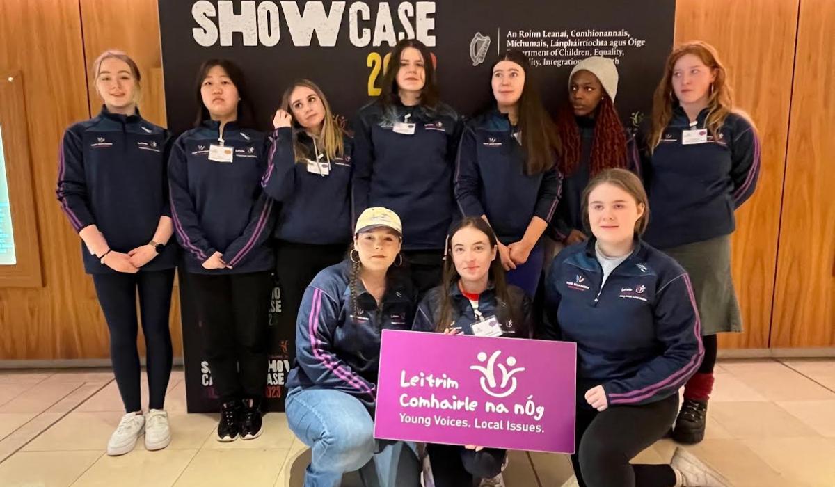 Members of Leitrim Comhairle na nÓg gather at Croke Park - Leitrim Live