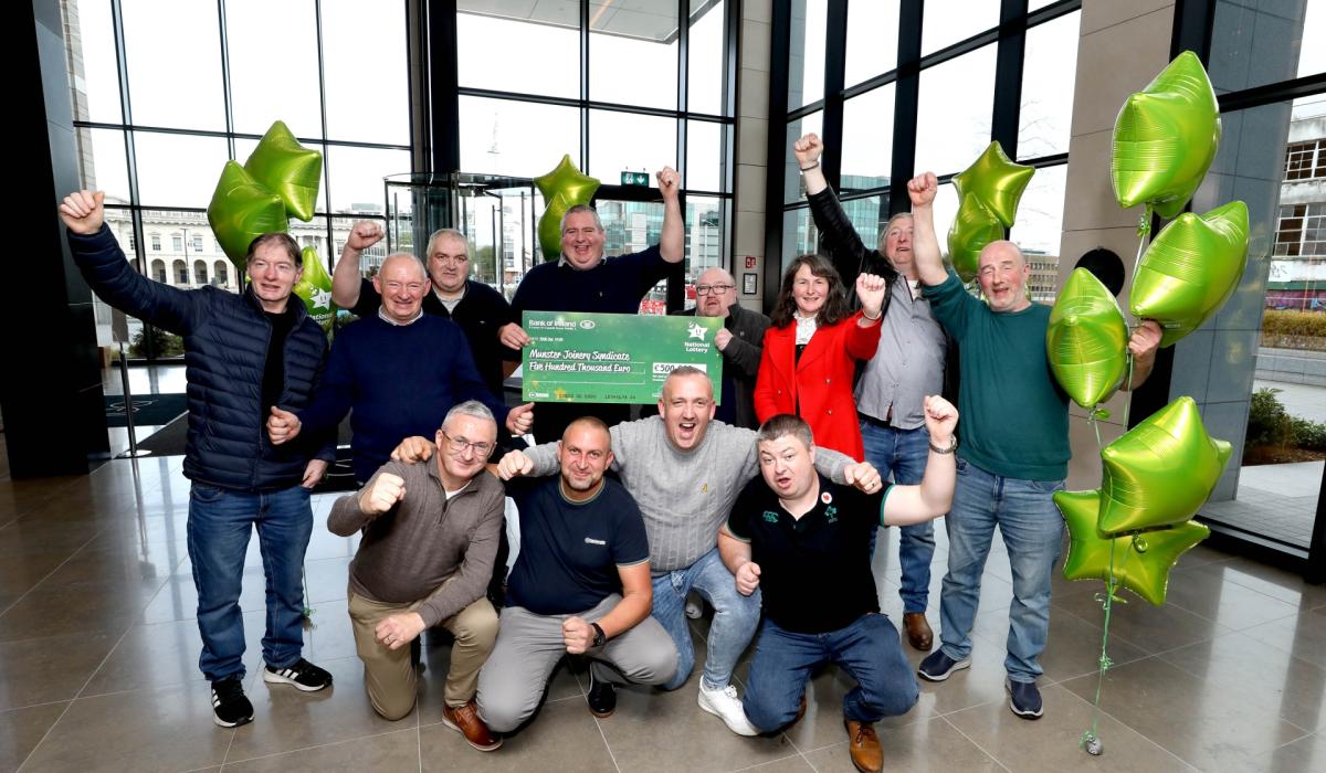 Syndicate of co-workers in disbelief as they win big Lotto prize after ...