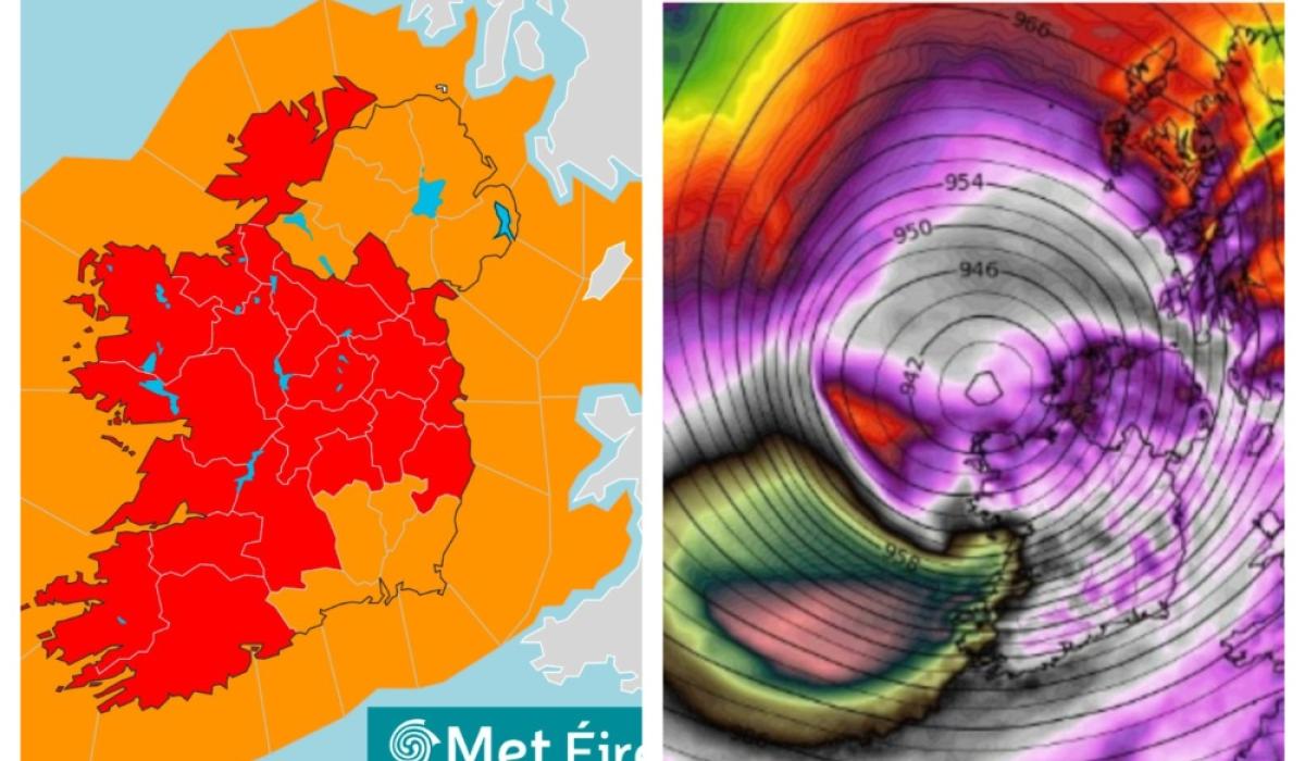 ALERT: Status Red Warning issued for Leitrim as Storm Éowyn could bring ...