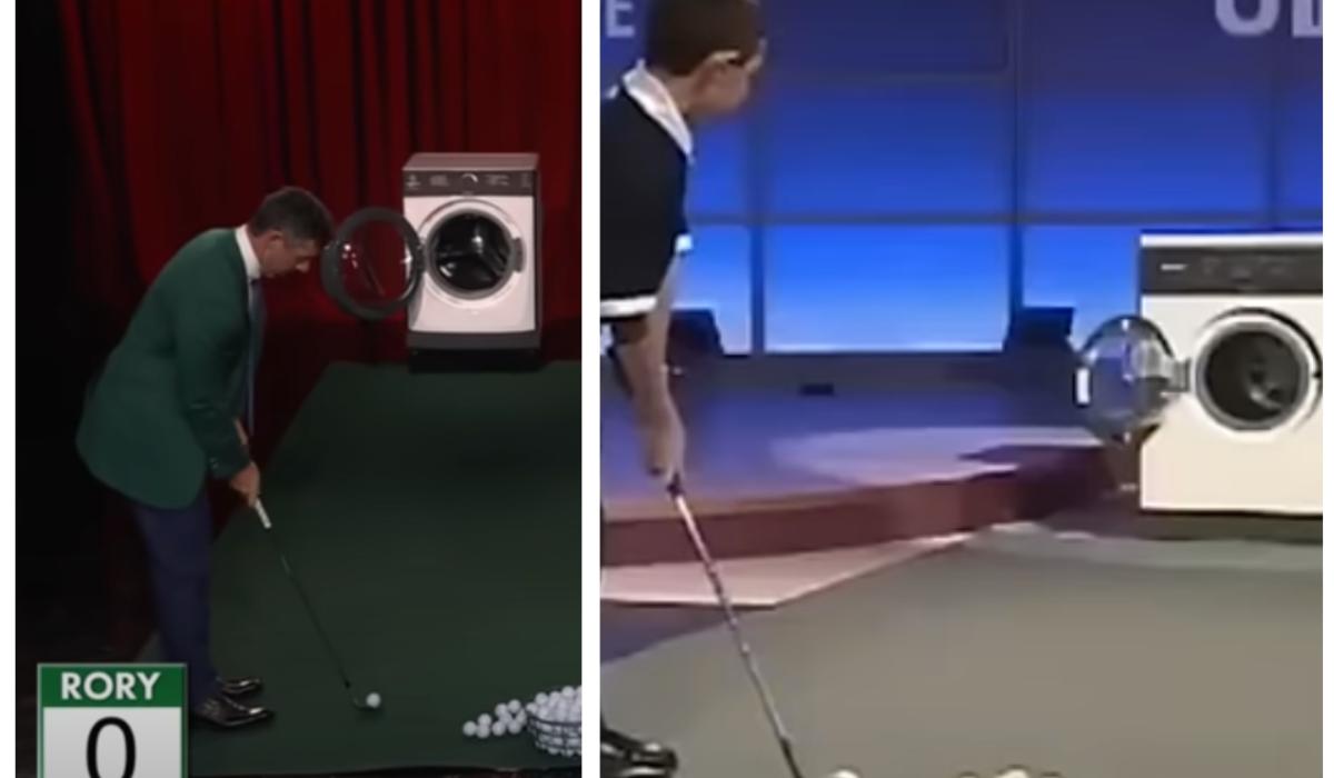 WATCH: Rory McIlroy recreates iconic washing machine chip on Jimmy ...