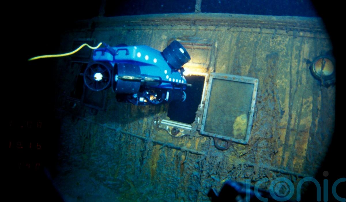 Rare unseen video of dive through Titanic wreckage being released ...