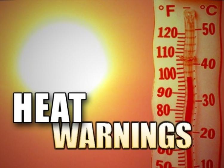 BREAKING: Status Yellow high temperature warning in effect today for ...