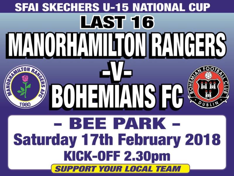 Date confirmed for Manor Rangers' U-15 National Cup quarter final ...