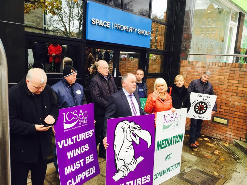 ICSA protests the forced sale of lands by online property trading ...