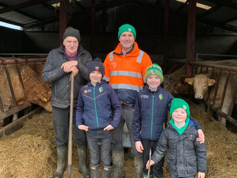 Three generations of Farrells foddering on the farm! - Leitrim Live