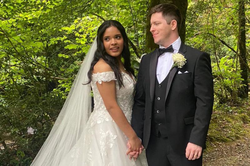 Congratulations to James Feely and Marcia Fonseca on their wedding day ...