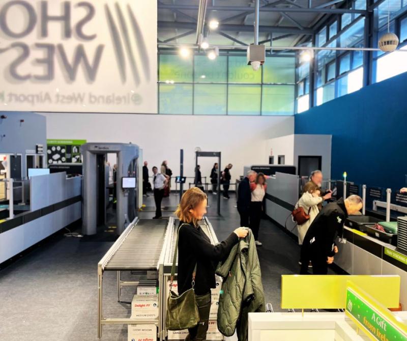 New airport passenger security screening system at Ireland West Airport is now fully operational ...