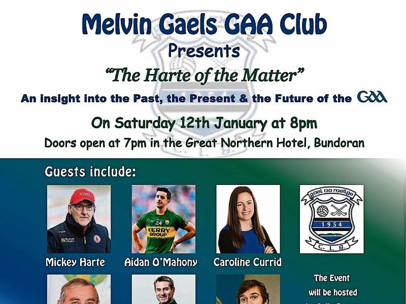 GAA greats for unique Melvin Gaels “The Harte of the Matter” next ...