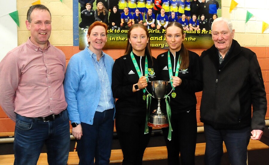 St Clare's CS Manorhamilton honour All-Ireland winning girls soccer ...