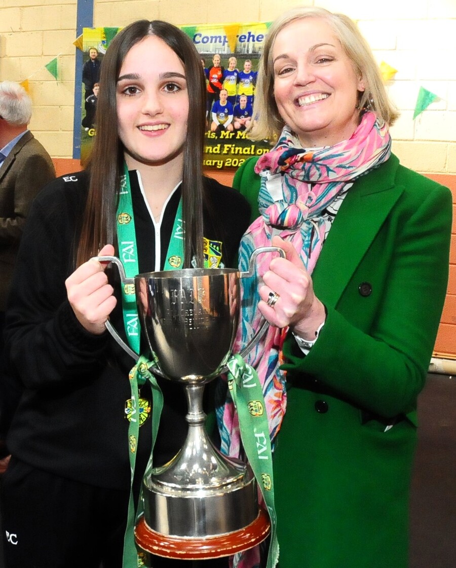 St Clare's CS Manorhamilton honour All-Ireland winning girls soccer ...